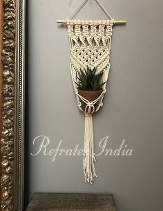 Handmade Macrame Plant Holder